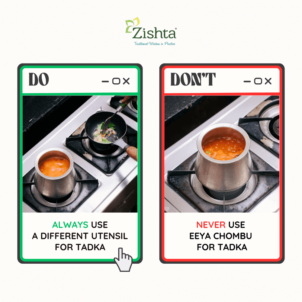 Eeya chombu - Vennathazhi Shape | Traditional Pure Tin Cookware