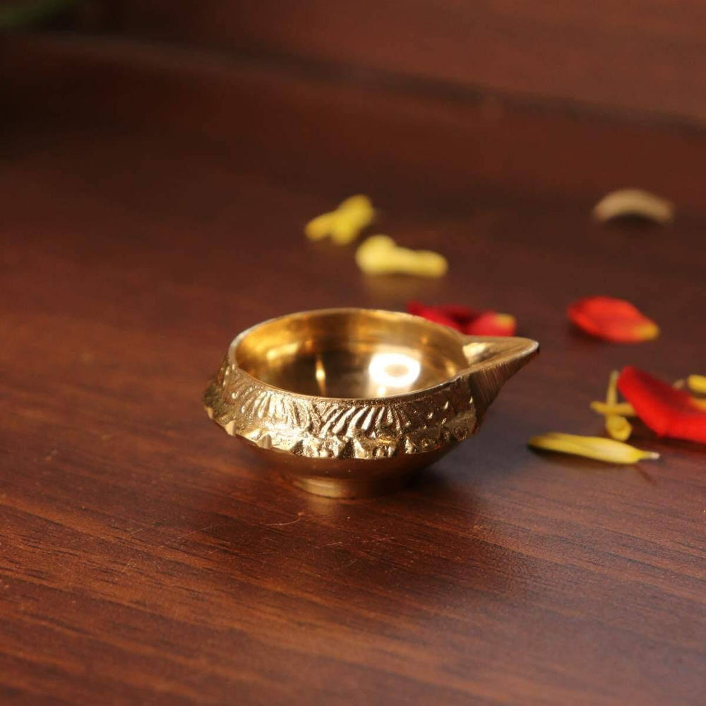 Brass Kubera Vilakku-Deepam-Diya-Set Of 4 |Traditional Gifting