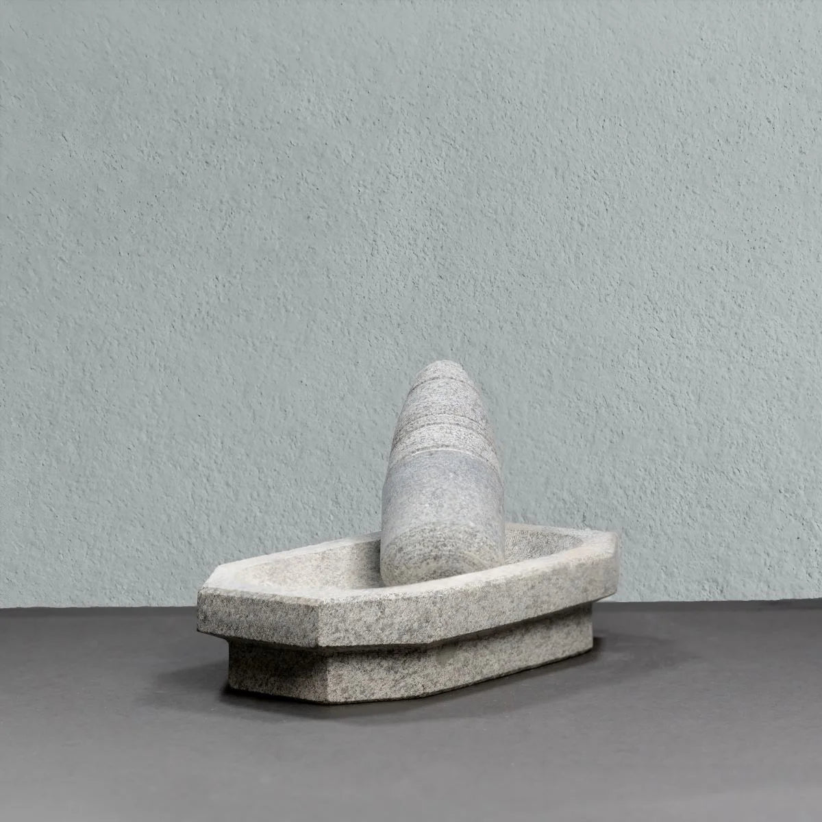 Granite Mortar & Pestle Kalvam | Traditional Spice Grinder