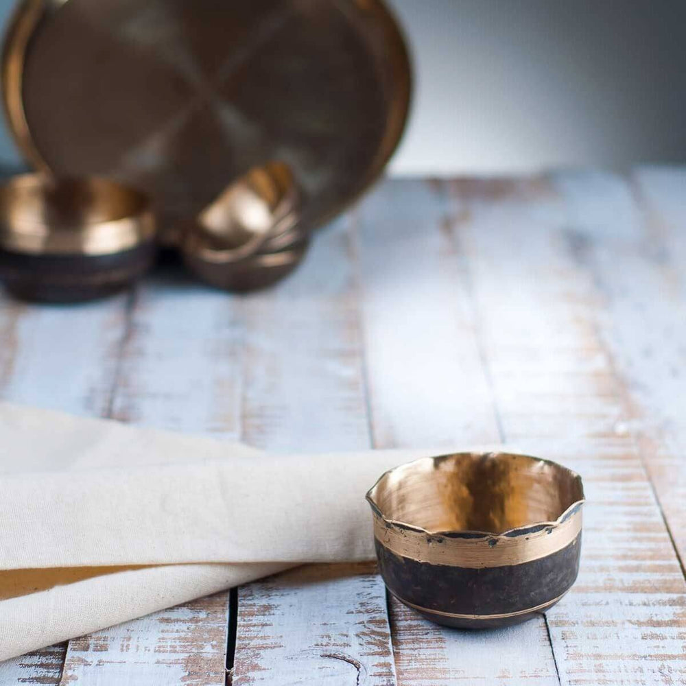 Ekanta Kansa Annam Utensils-Kansa Serveware | Shop Now | Zishta.com