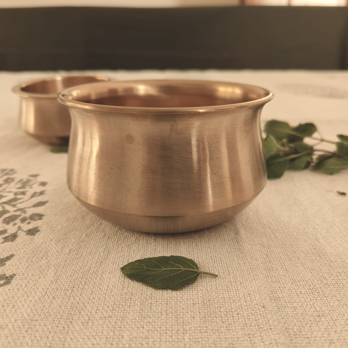 Pure Kansa Tulsi Handi – Handcrafted Bronze Cookware for Daily Cooking