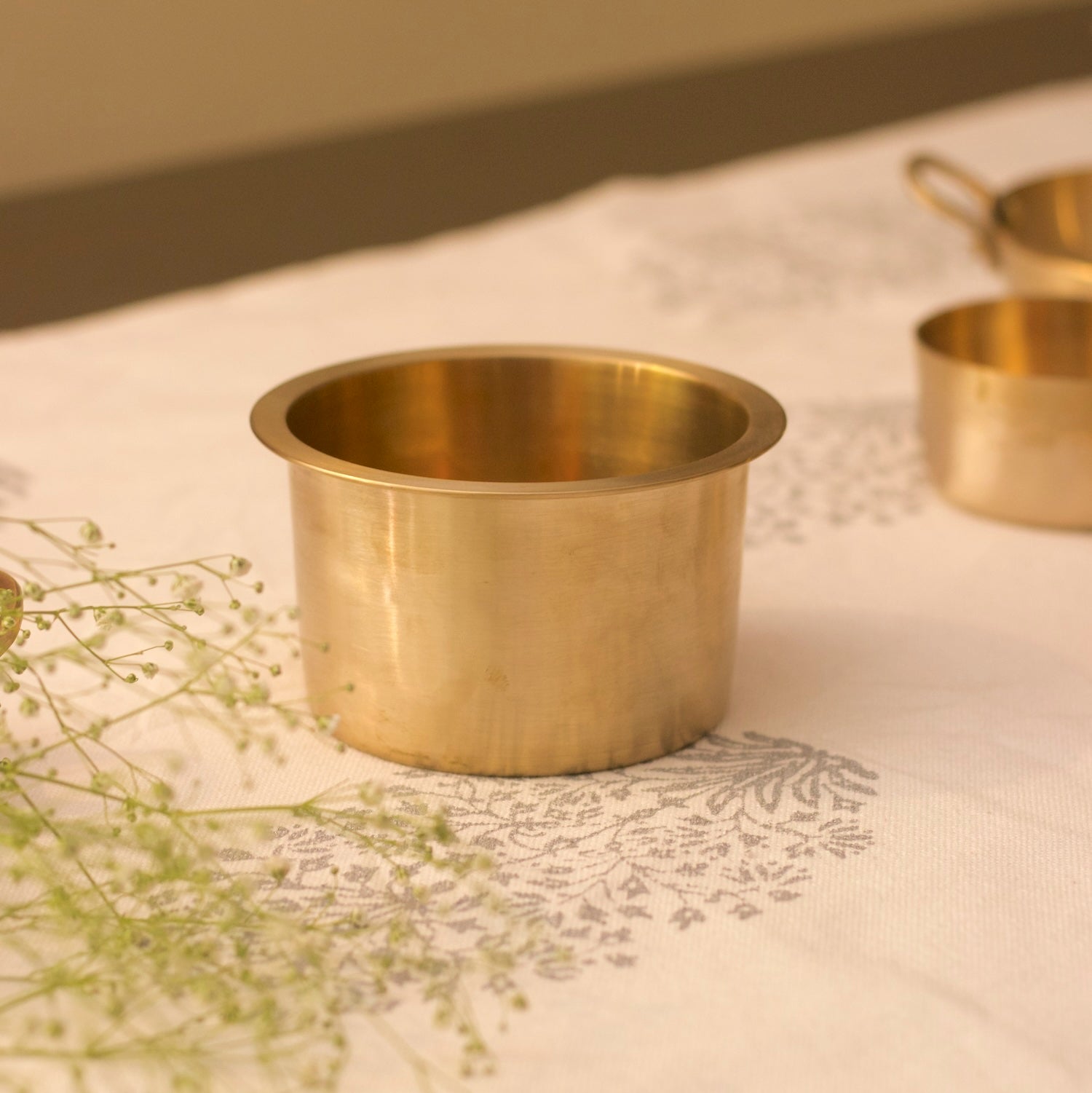 Pure Kansa Serveware: Handcrafted Gravy Pot for Authentic Dining