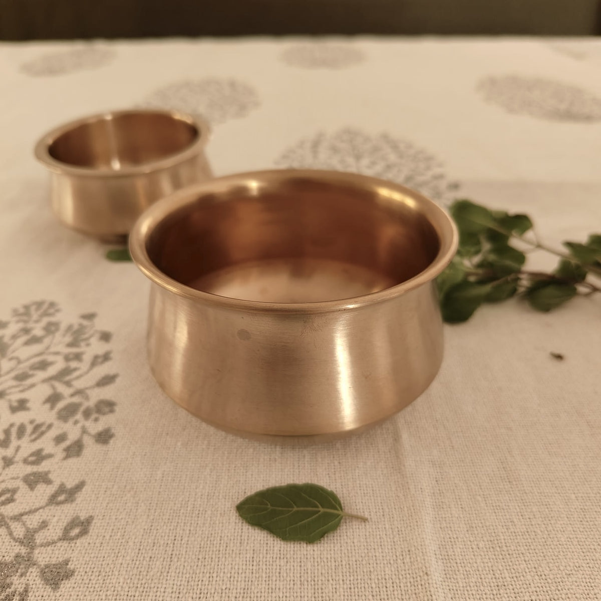 Tulsi Serveware Handi – Durable Bronze Utensil for Serving