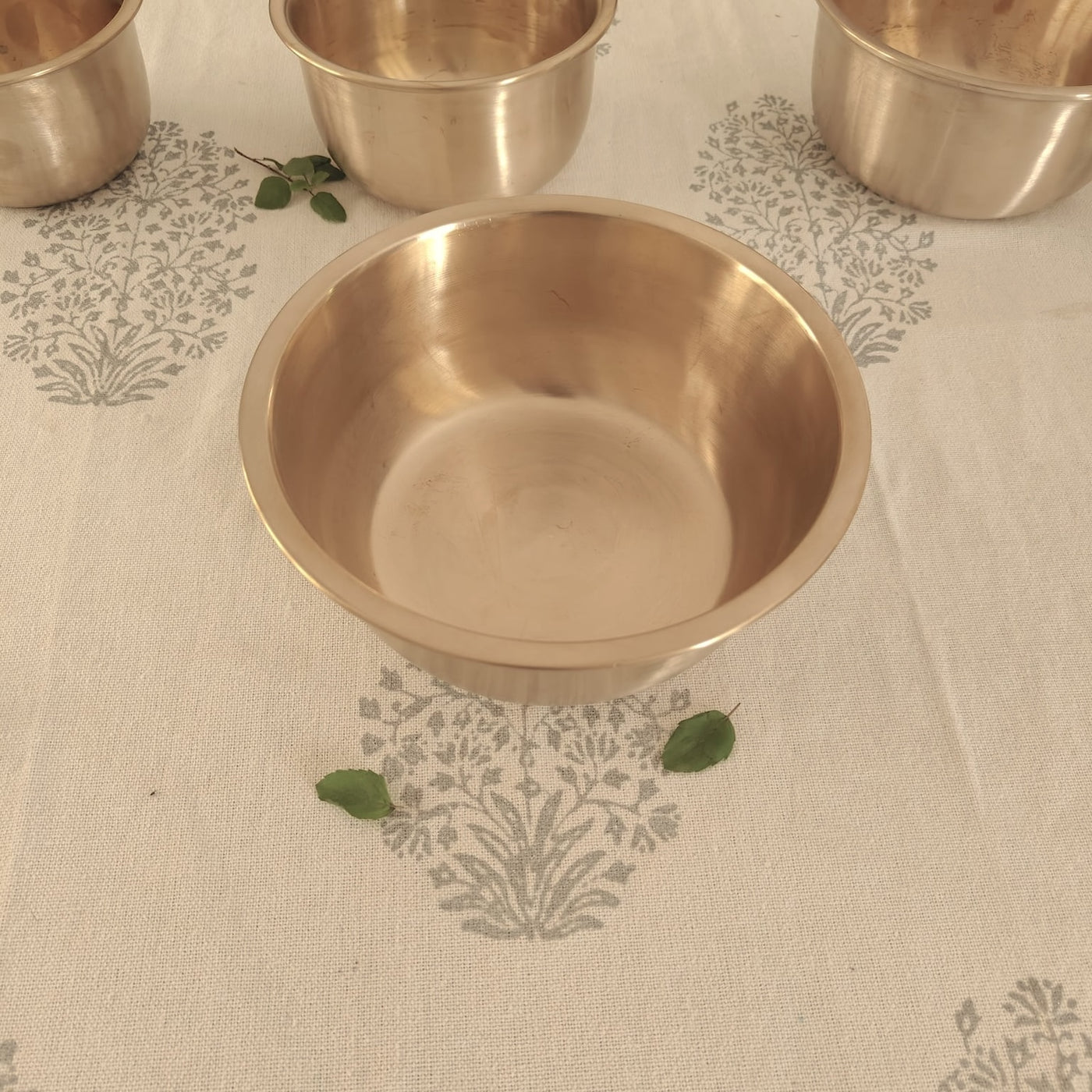 Pure Kansa Tulsi Cookware Tope–Versatile Cook & Serve Tall Pot