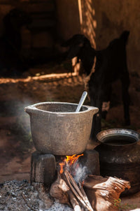 Handcrafted Treated Soapstone Kalchatti – Natural Stone Cookware India